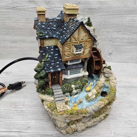Other | Vintage Tabletop Waterwheel Waterfountain Oldhouse Cliffcottage ...